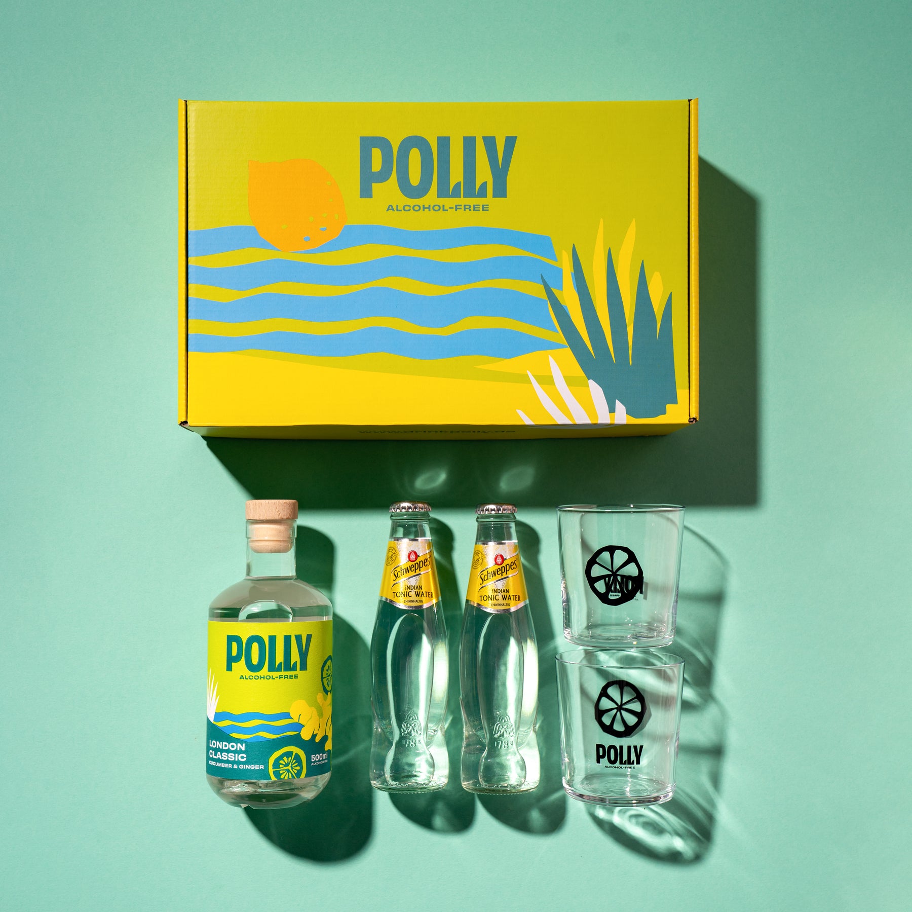 Alkoholfreie Gin Alternative | Ingwer küsst Gurke | POLLY