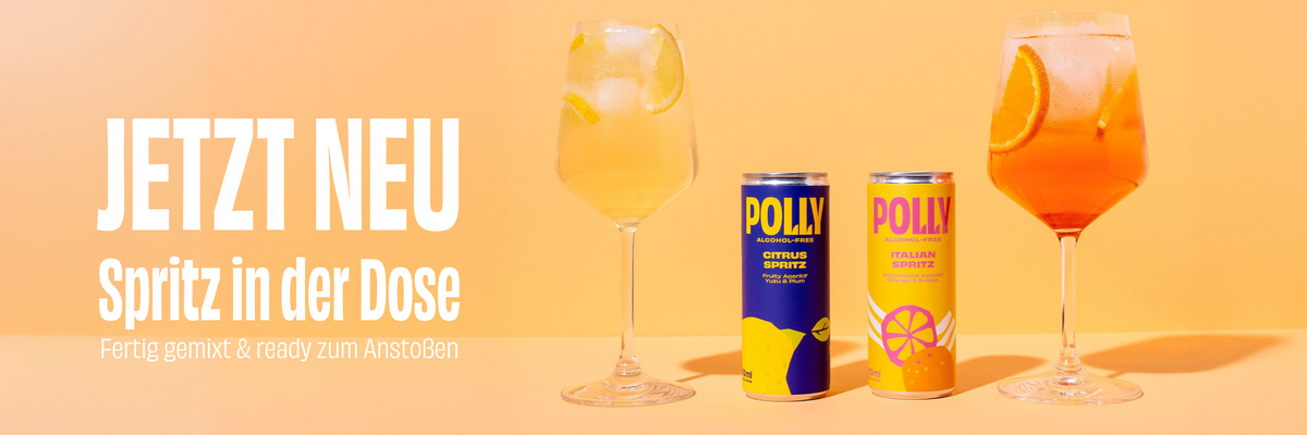 POLLY Alkoholfreie Alternativen zu Gin, Aperitif, Rum & Sekt