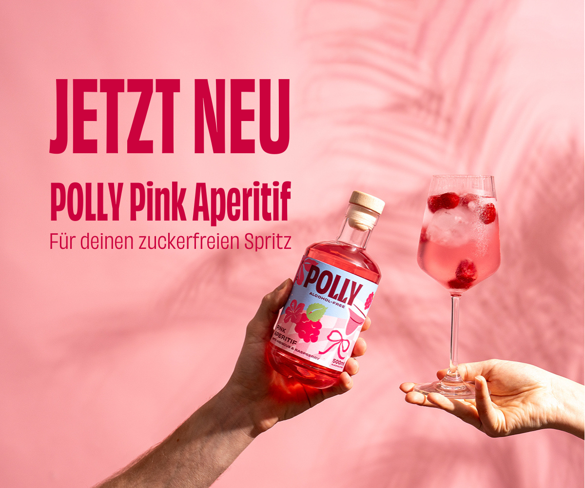 POLLY Alkoholfreie Alternativen zu Gin, Aperitif, Rum & Sekt